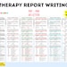 Therapeutic Intervention Words & Phrases for Clinical Report Writing ...