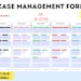 Fillable Case Management Form Bundle Progress Notes, Digital Client ...