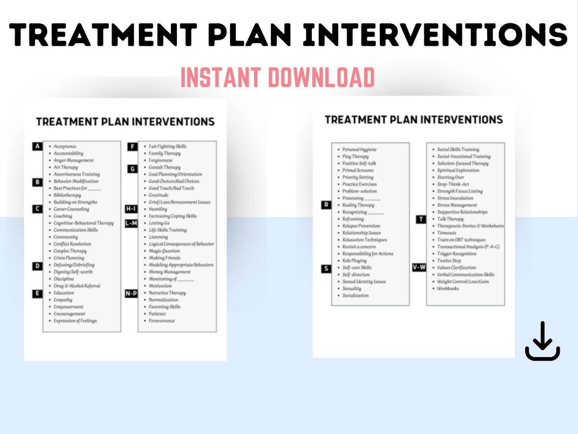 Therapy Goals and Objectives, Clinical Therapy Notes, Therapist Cheat ...