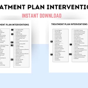 Therapy Goals and Objectives, Clinical Therapy Notes, Therapist Cheat ...