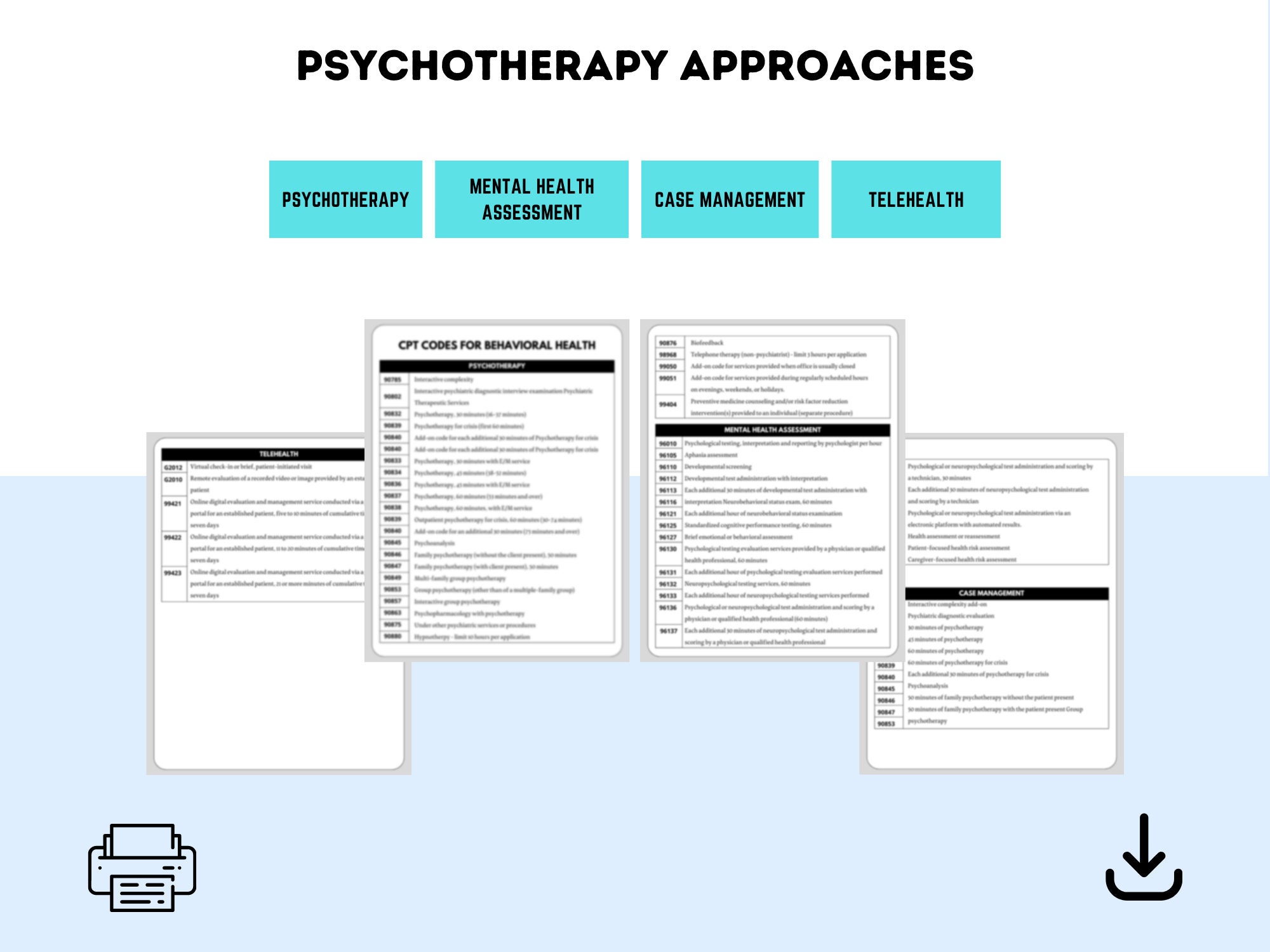 CHEAT SHEET BUNDLE Therapist Documentation Tools - Etsy