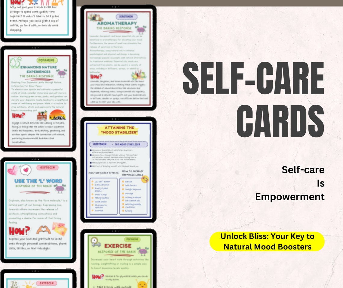 Self-care Guide for Mental Health, Self-love Activities for Mood ...