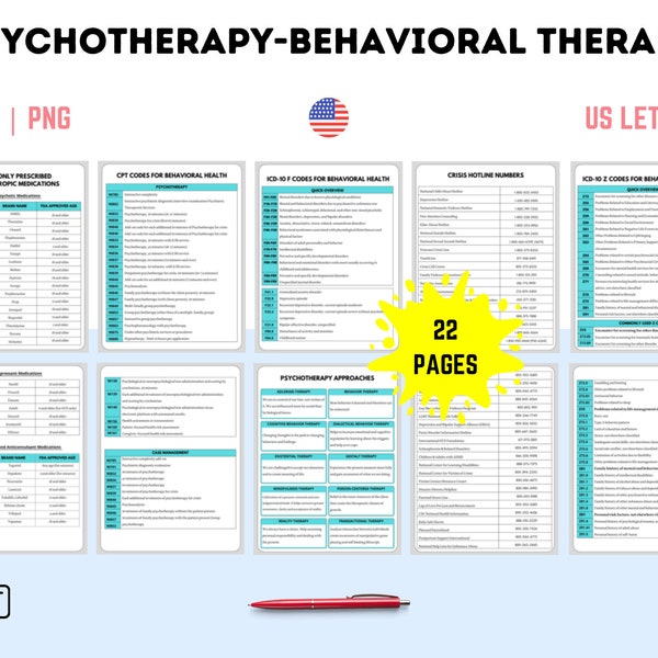 Behavioral Health Cpt Code Cheat Sheet - Etsy Behavioral Health Cpt Code Cheat Sheet - Etsy