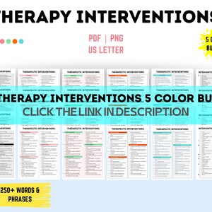 Therapy Session Questions Bundle, Therapy Clinical Tools, Therapy ...