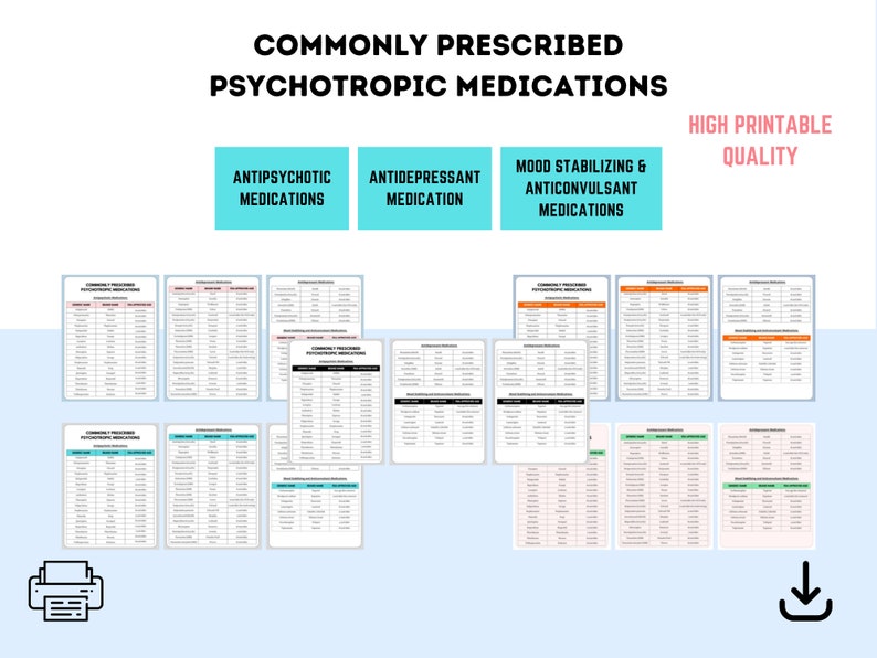 Psychotherapy Notes, Therapist Cheat Sheets, CPT Codes, Icd-10,mental ...