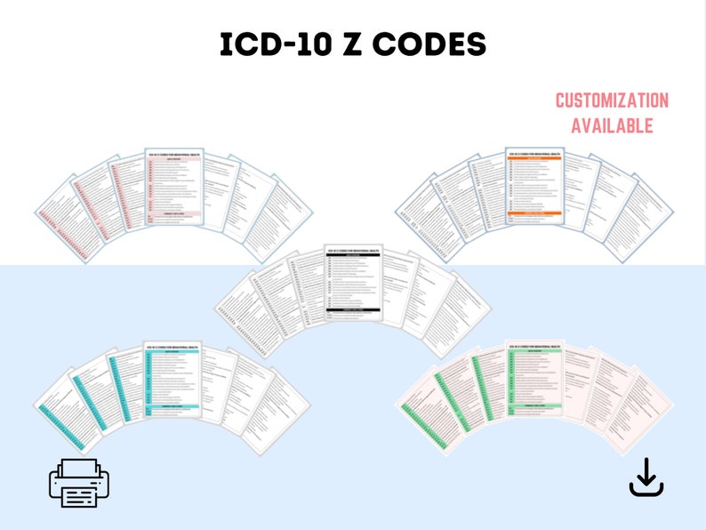 Psychotherapy Reference Notes, CPT Codes, ICD-10 Codes (digital ...