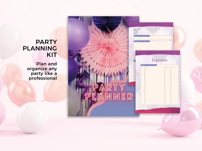 Party Event Planner Event Canva Template, Impress Client Professional ...