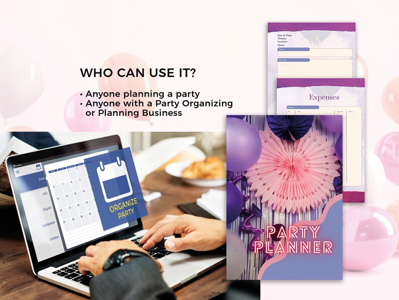 Party Event Planner Event Canva Template, Impress Client Professional ...
