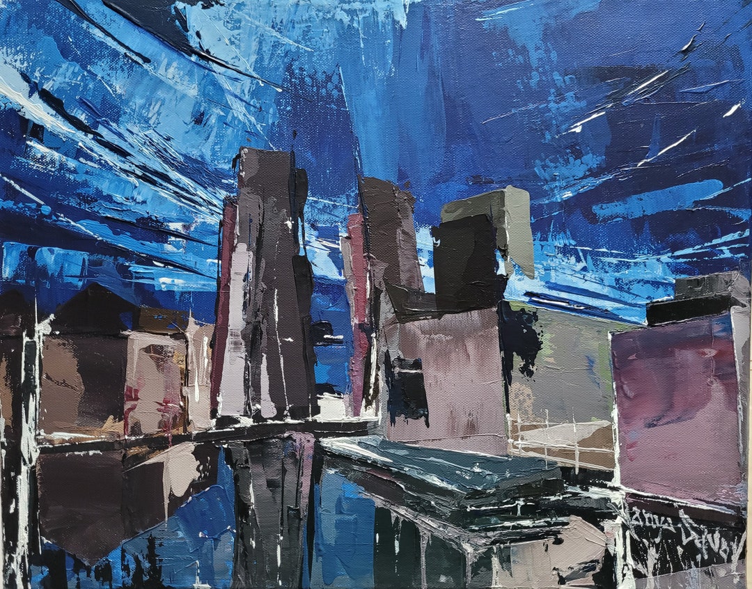 Contemporary Irish Art | Irish Cityscape | Dublin Scene | Expressive ...