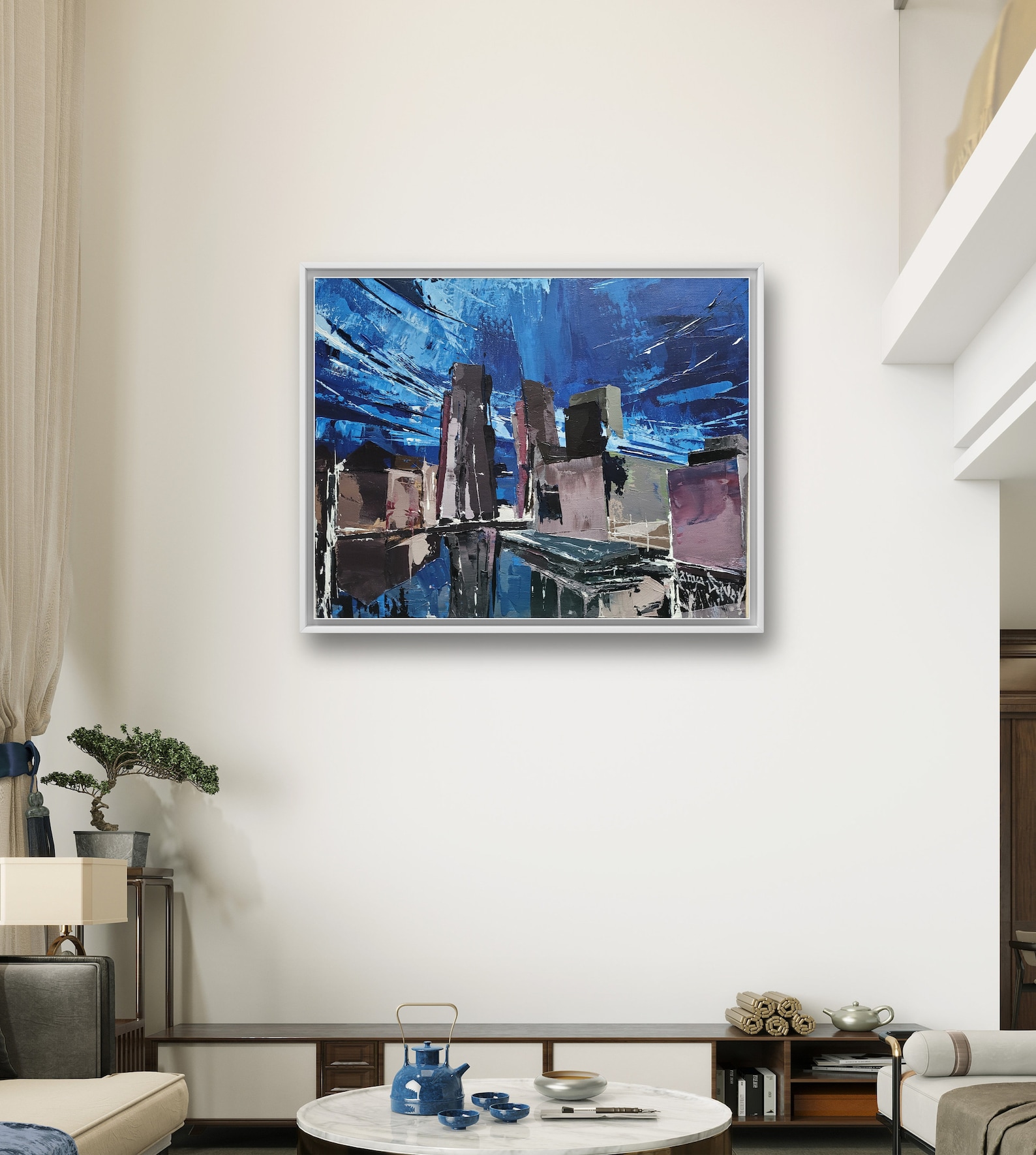 Contemporary Irish Art | Irish Cityscape | Dublin Scene | Expressive ...