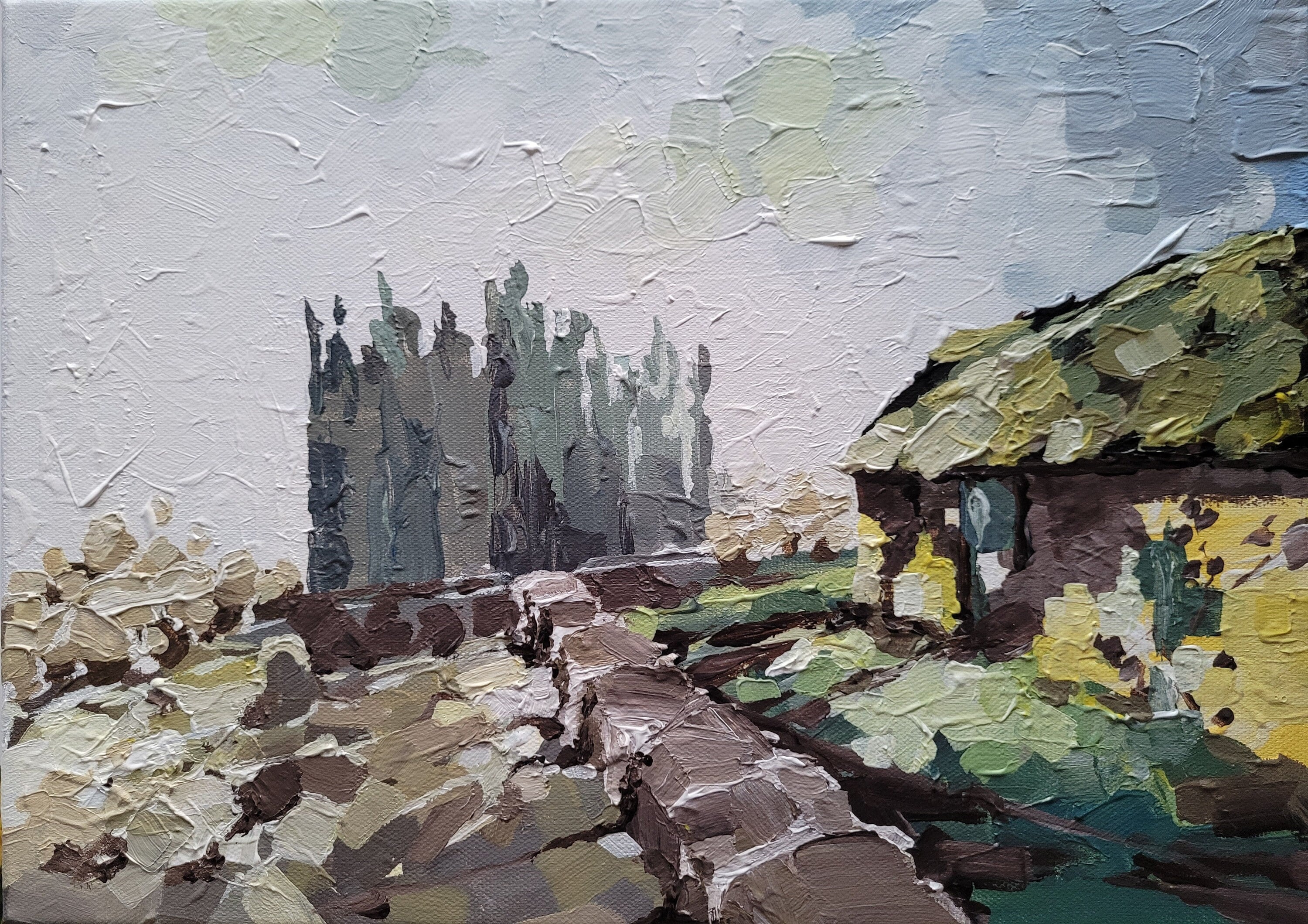 Original Irish Canvas | Castle Painting | Clare Ireland | Irish Art ...