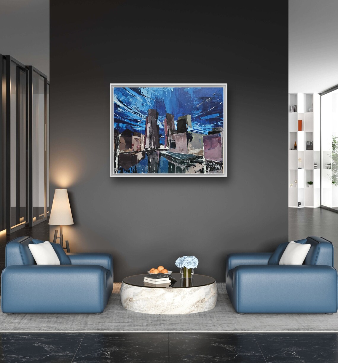 Contemporary Irish Art | Irish Cityscape | Dublin Scene | Expressive ...