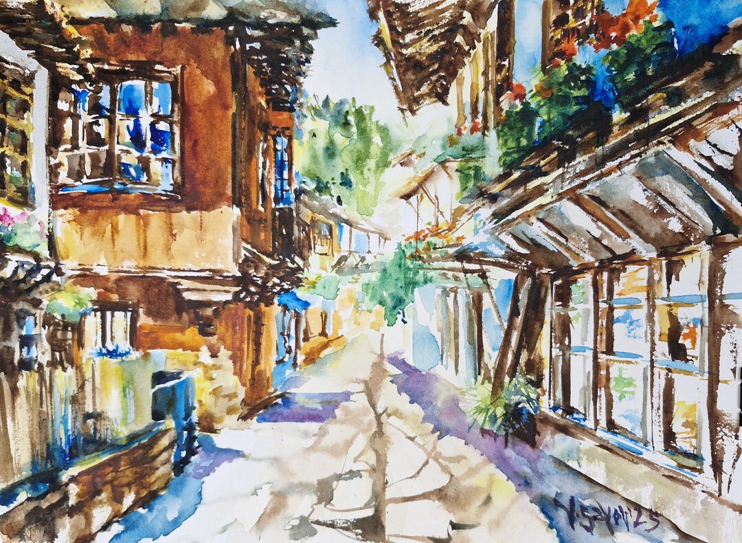 Original Bulgarian Painting | Ethno Art | Balkan Art | Bulgarian ...