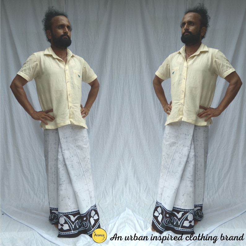 Mens Sarong Wrap, Sri Lankan Batik Sarong, Stylish Beach Longyi, Comfy ...