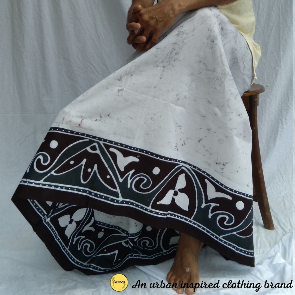 Mens Sarong Wrap, Sri Lankan Batik Sarong, Stylish Beach Longyi, Comfy ...