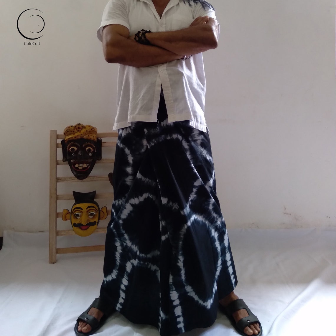 Tie-dye Sarong| Batik Sarong| Sarong Skirt| Handmade Cotton Batik ...