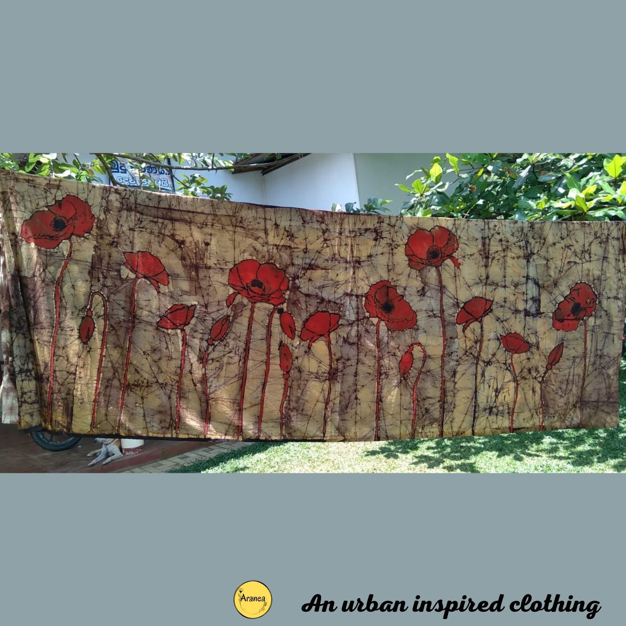 Hand Dyed | Batik Sarong | Lungi | Batik Flower Sarong | Beach Coverup ...