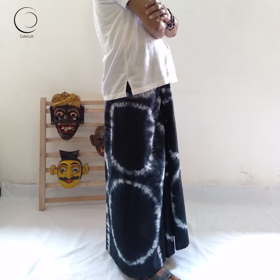 Tie-dye Sarong| Batik Sarong| Sarong Skirt| Handmade Cotton Batik ...