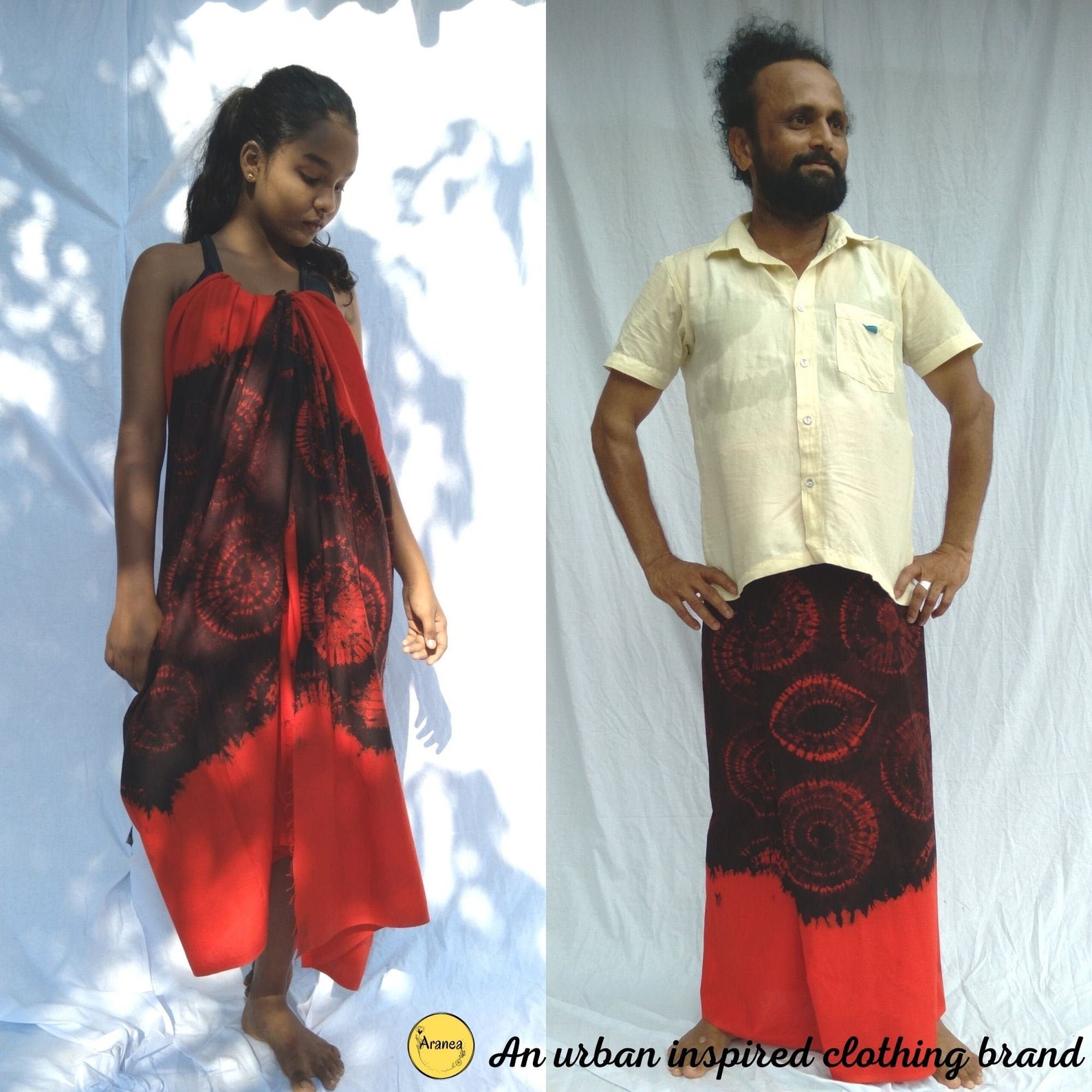 Batik Sarong, Lungi, Unisex Sarong, Malong, Red Sarong, Sarong Beach ...