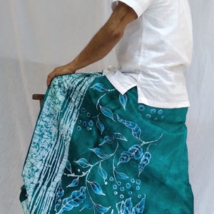 Java Batik Sarong, Sarong Beach Wrap, Batik Lungi Dress, Longyi, Malong ...