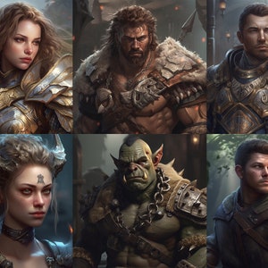 Custom Character Portraits, Digital Art Commission, Custom Made for You ...