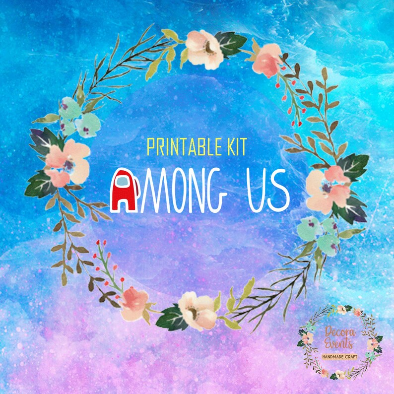 Among Us - Digital - EDITABLE Download - Kit Party Decor - - Etsy