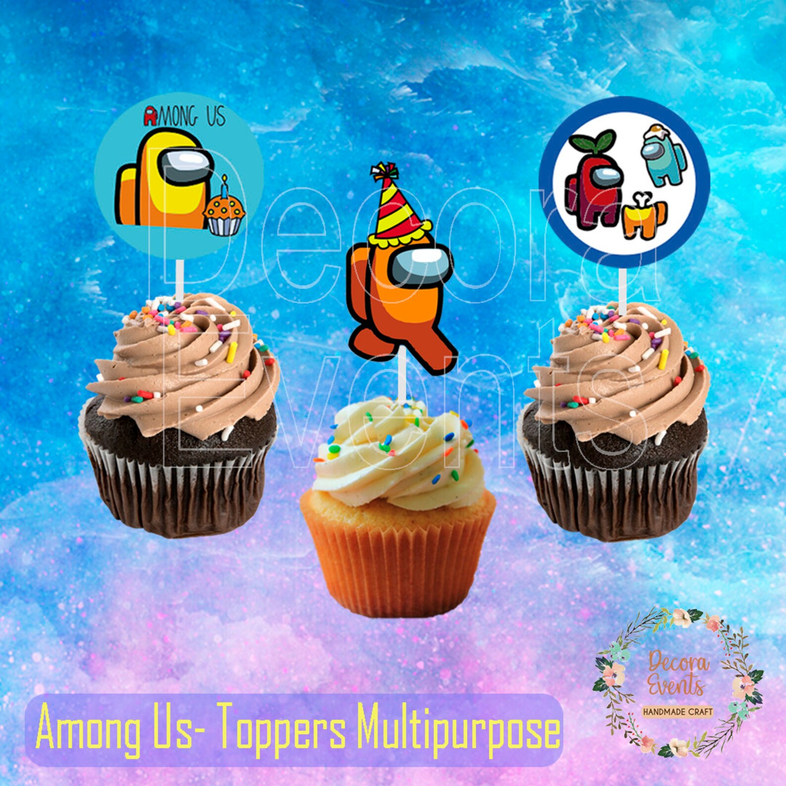 Among Us - Digital - EDITABLE Download - Kit Party Decor - - Etsy