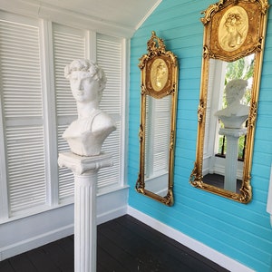 Handmade Gold Gilded French Mirror, Antique Baroque Style, 70-inch - Etsy