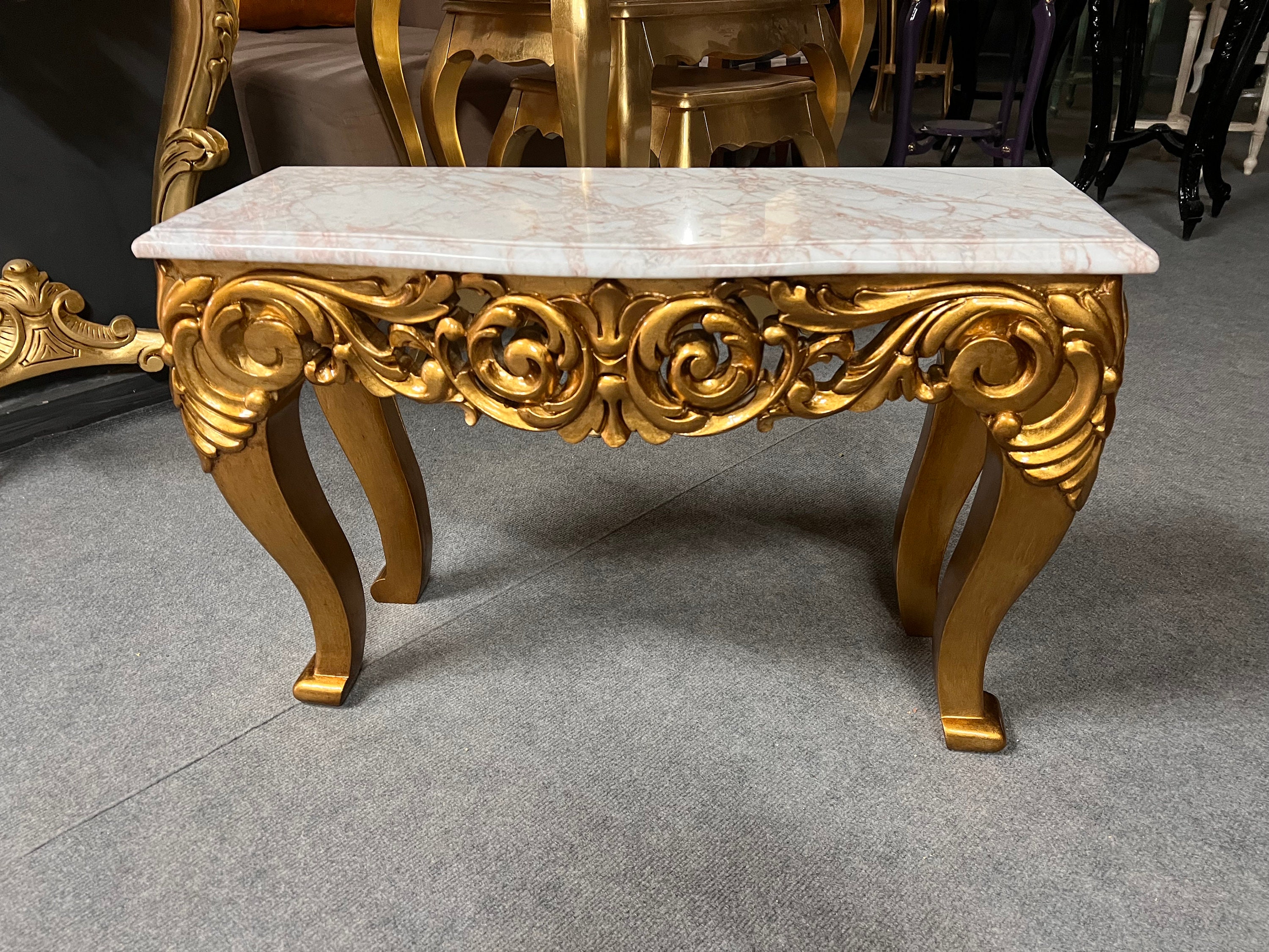 Small Gold Console Table - Etsy