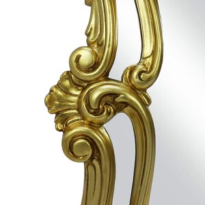 Gilded Baroque Wall Mirror, Antique Gold Leaf Finish - Etsy