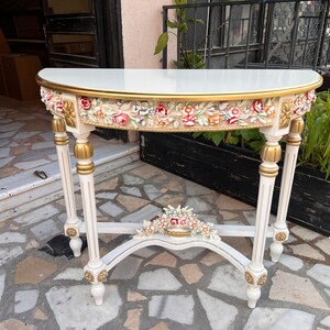 Console Table and Mirror Set, Table With Mirror, Entryway Table and ...