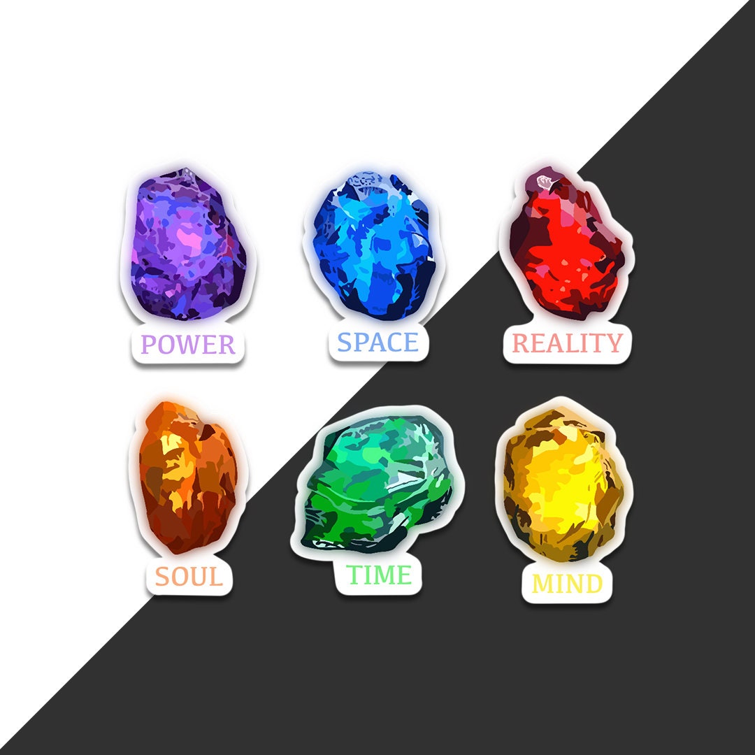 Infinity Stones Sticker Pack / Marvel Stickers / the Avengers - Etsy