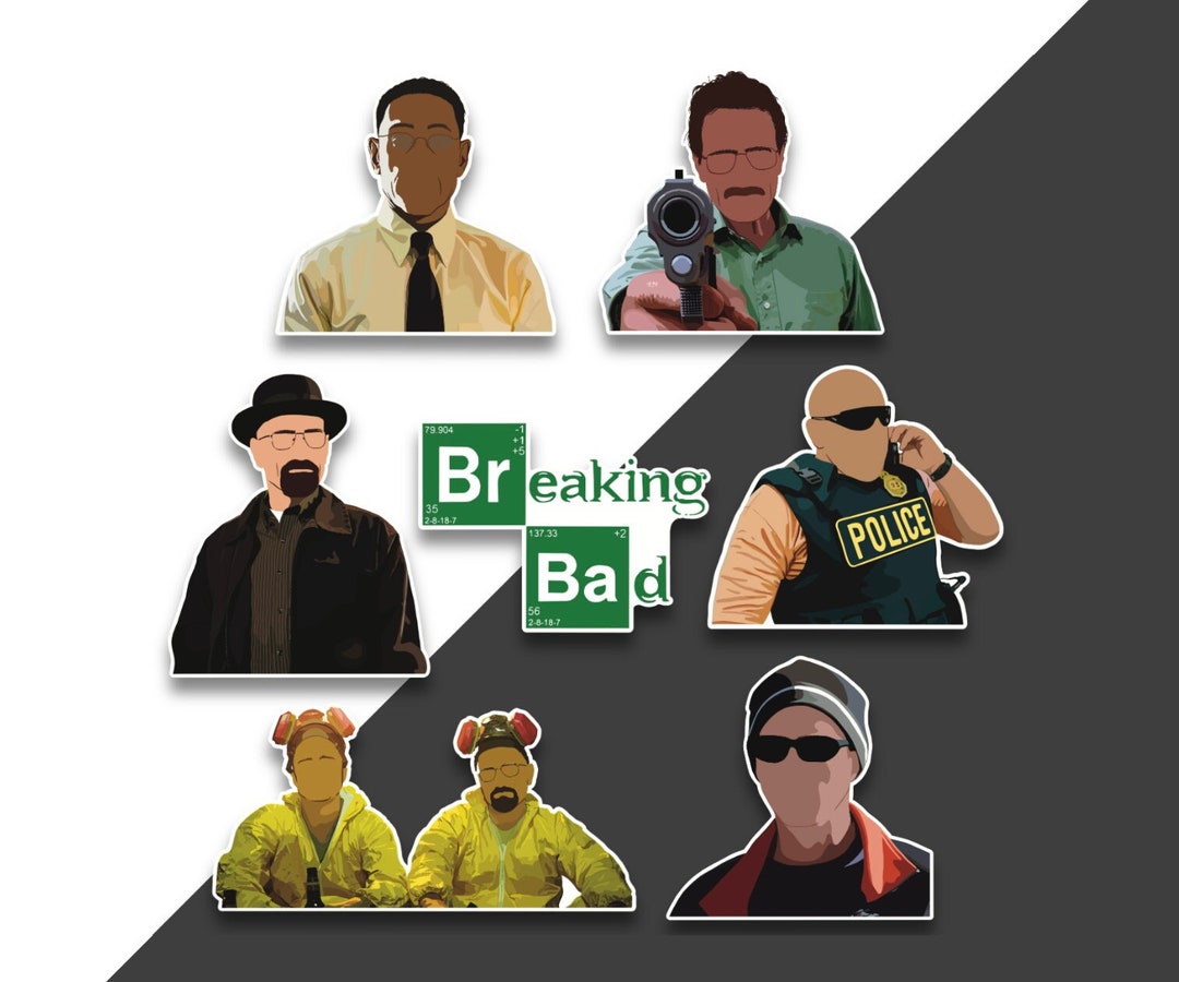 Breaking Bad Sticker Set / Walter White / Jesse Pinkman / - Etsy