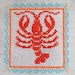 Lobster, PDF Pattern, Historical Pattern, Antique, Easy Counted Cross ...