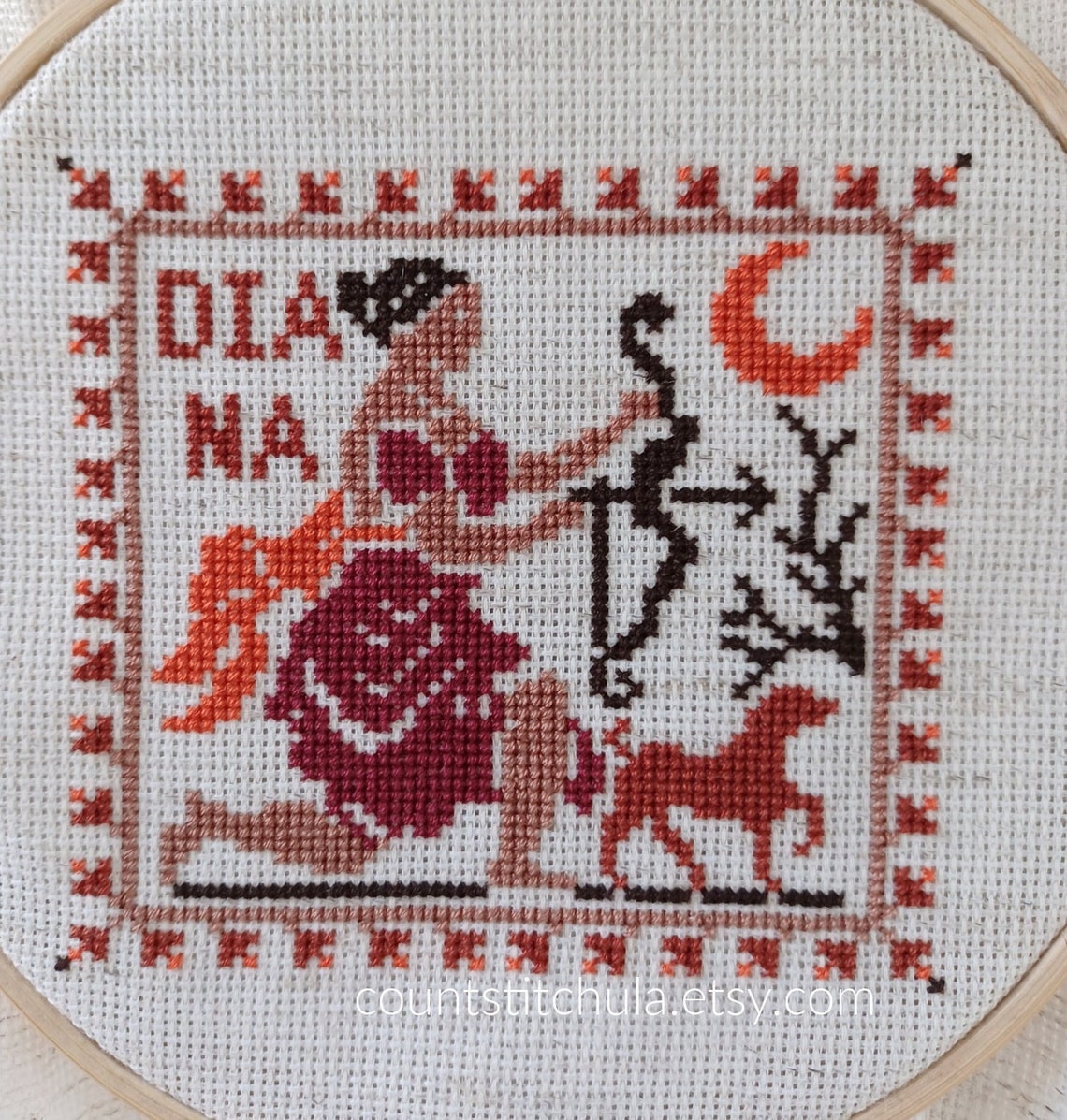 Diana, PDF Pattern, Historical Italian Pattern, Goddess, Roman, Antique ...