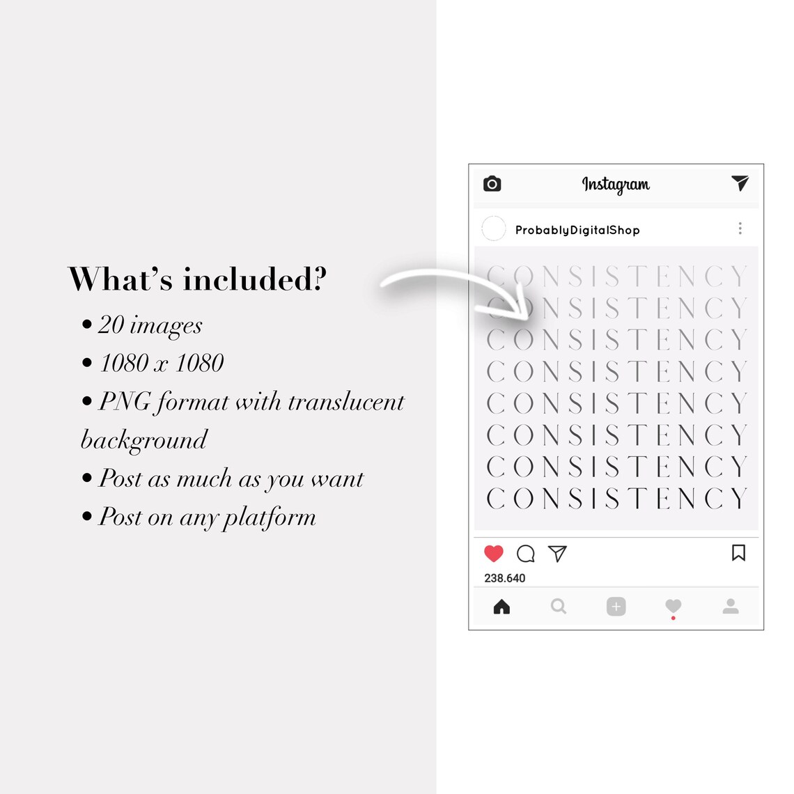 20 Instagram Story Overlays for Instant Download Translucent - Etsy