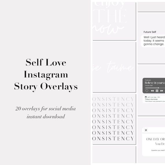 20 Instagram Story Overlays for Instant Download Translucent - Etsy