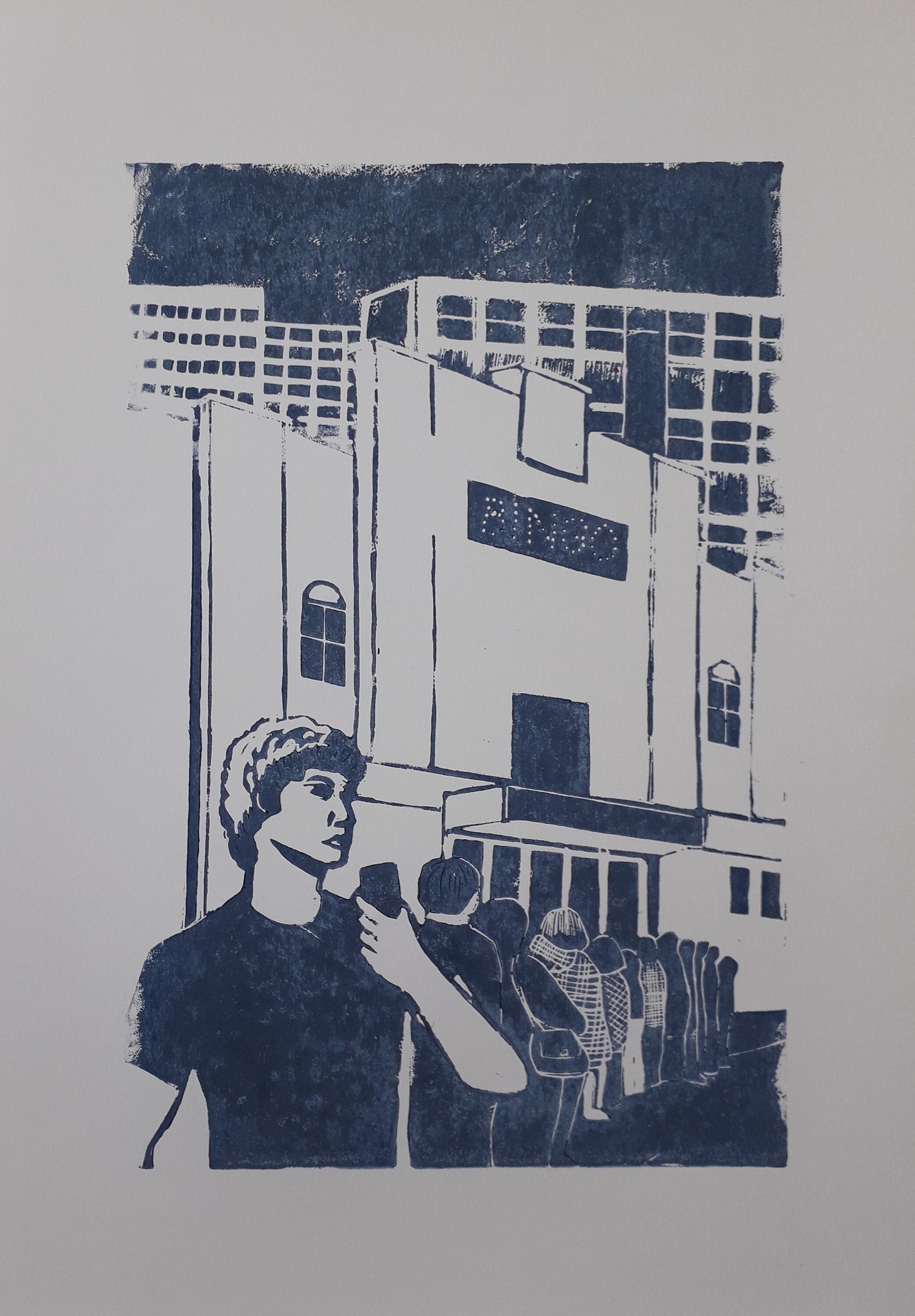 Night Falls as David Waits to Join the Philistines". - Etsy