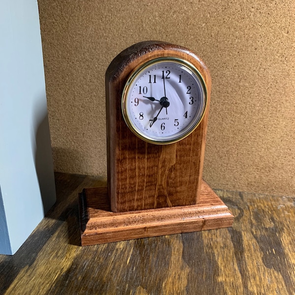 Rustic Desk Clock - Etsy