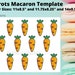 Seashell Macaron Template - Etsy
