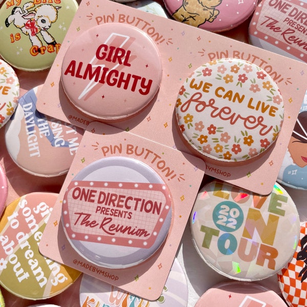 One Direction Pins - Etsy