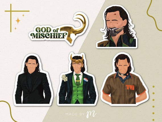 Loki Sticker Set - Etsy UK