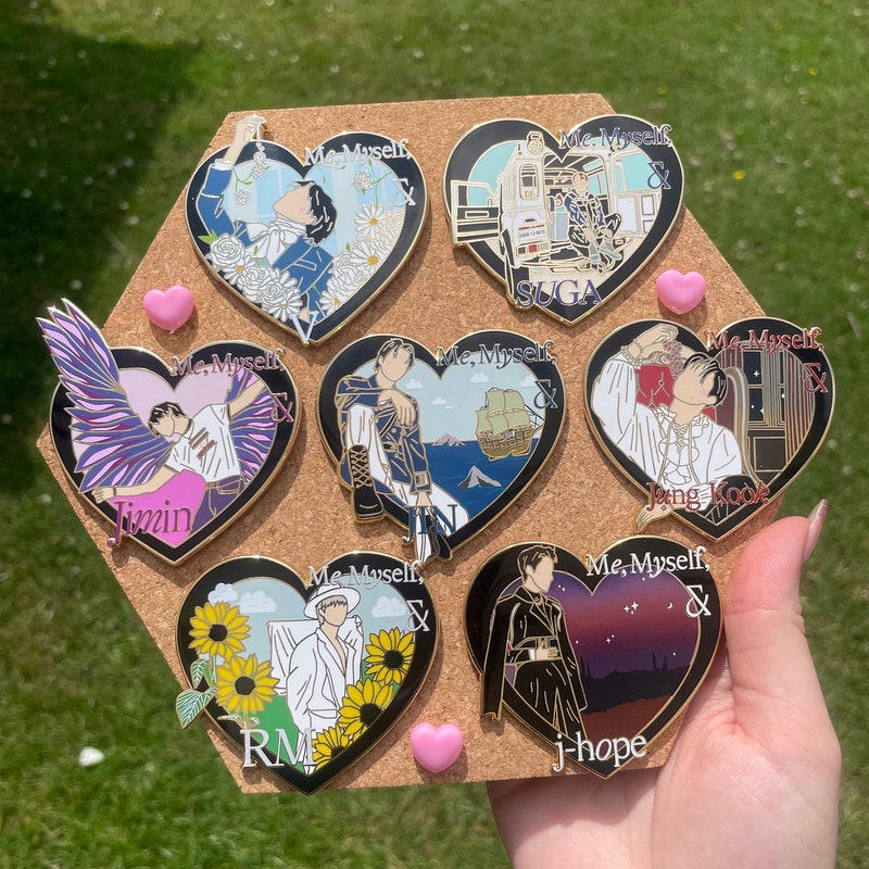 Bts Buttons - Etsy