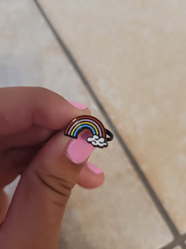 Kids Rainbow Ring :series - Etsy