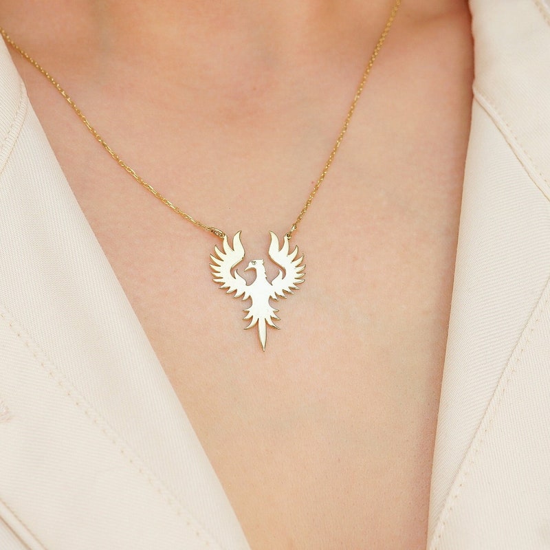 Gold Phoenix - Etsy