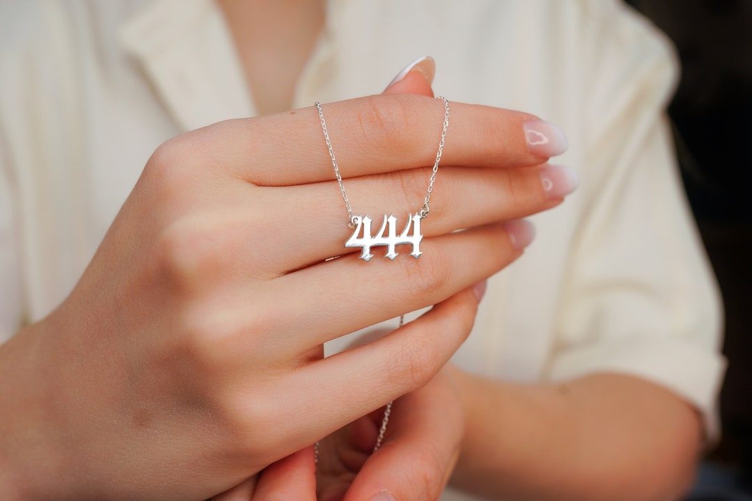 Gold Angel Numbers Necklace * Protector Angel Numbers Pendant * Lucky ...