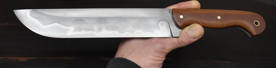 Handmade Bushcraft Chopper Knife: High Carbon Steel, Micarta Handle - Etsy