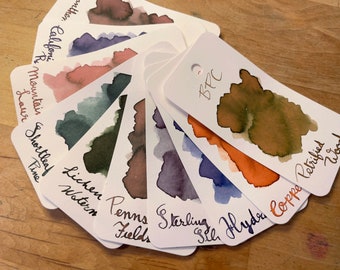 Fountain Pen Ink Samples | Etsy