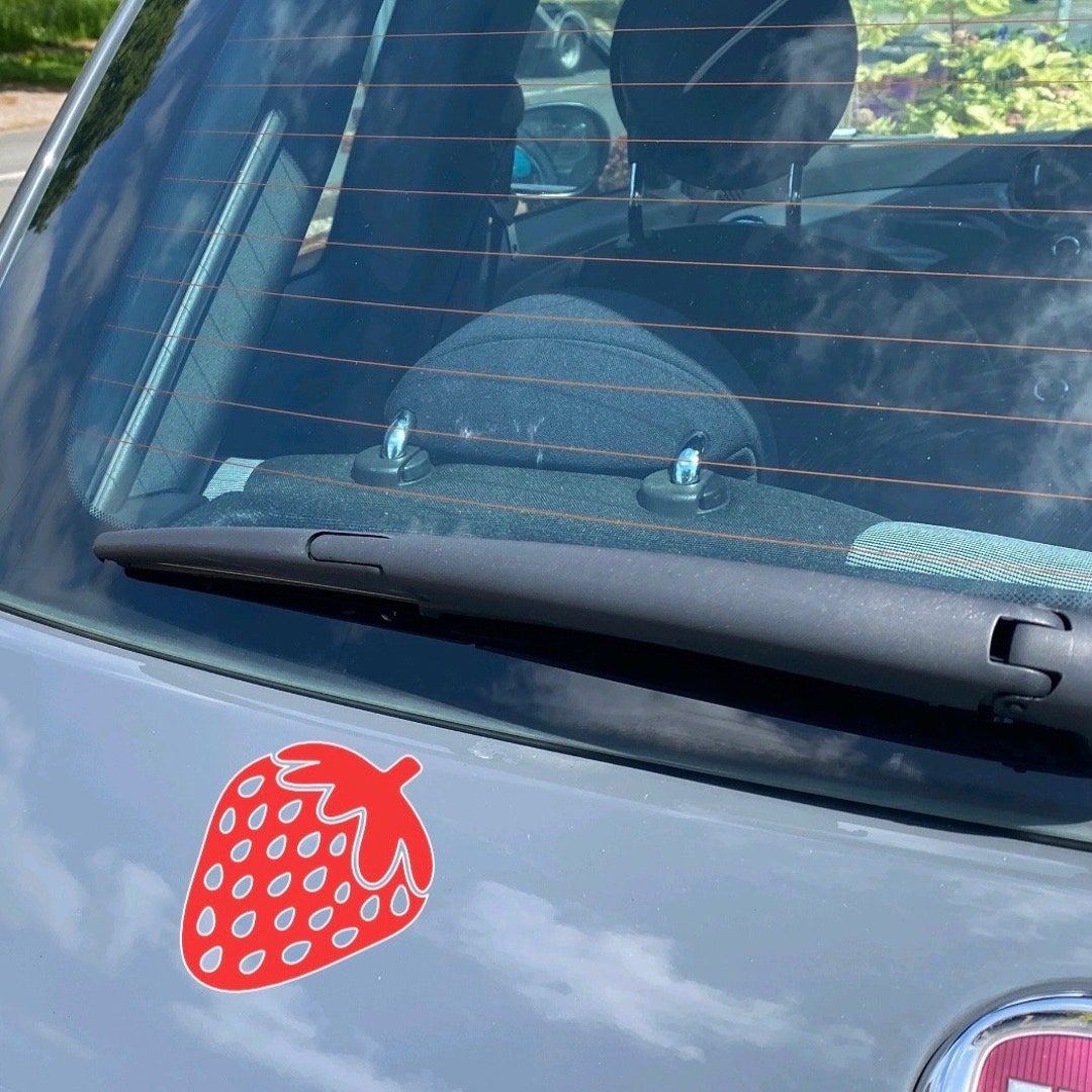 Strawberry Fruity Design Funny Car Sticker Vinyl Sticker Car Decor Car ...