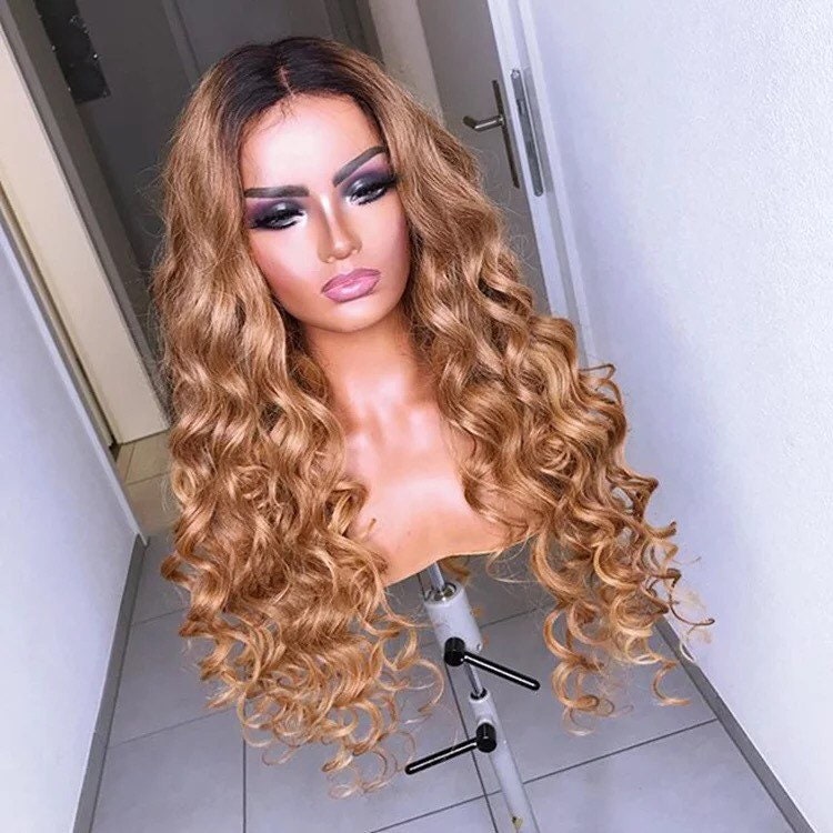 200% Density Full Long Wavy Indian Hair Glueless Human Hair - Etsy